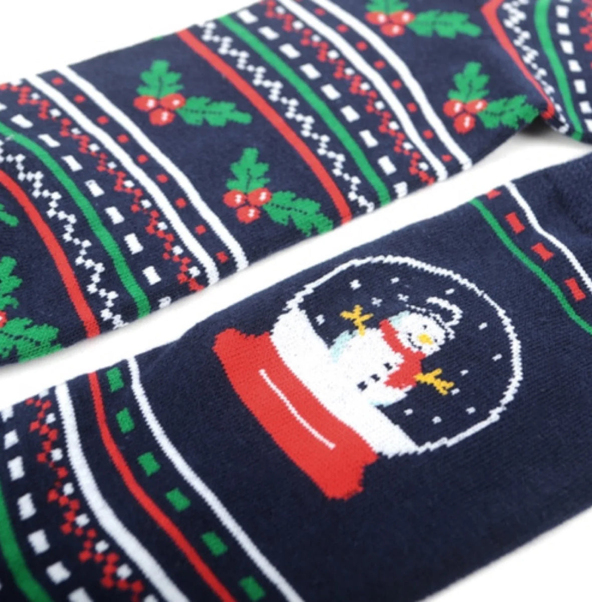 Men's Christmas Snowman Snow Globe Novelty Socks| ToeHugger.com